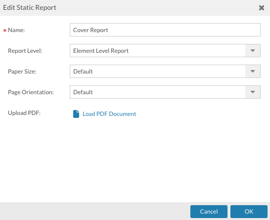 Static Reports – Flex Assets
